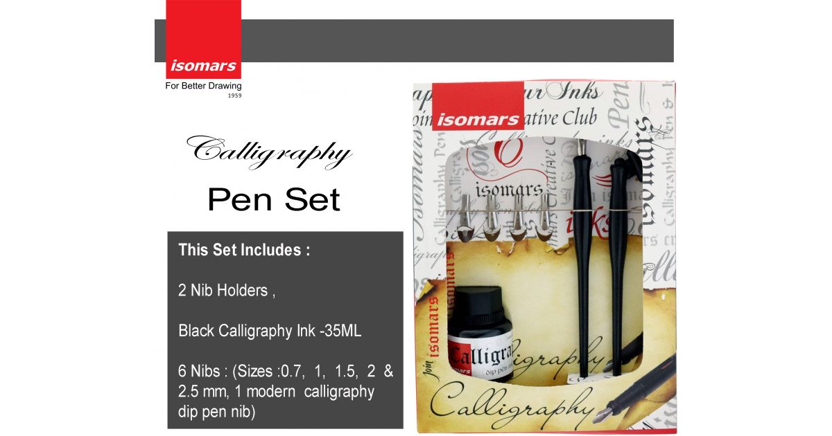 კალიგრაფიული ნაკრები Isomars · საკანცელარიო