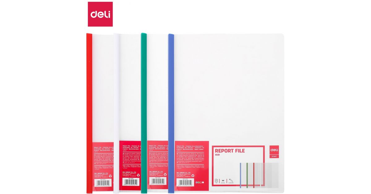 20-Sheet A4 Report Cover (5 Pack) Deli · Stationery