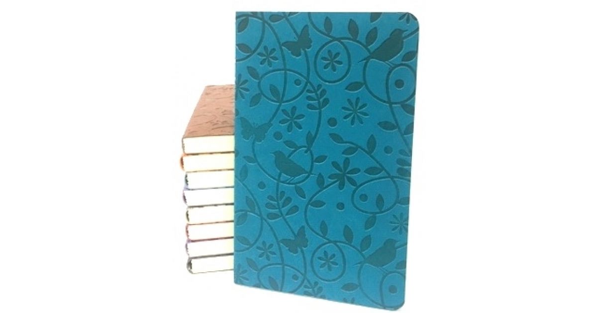 Leather Cover Notebook, Squared Helio A6 80 Sheets · Stationery