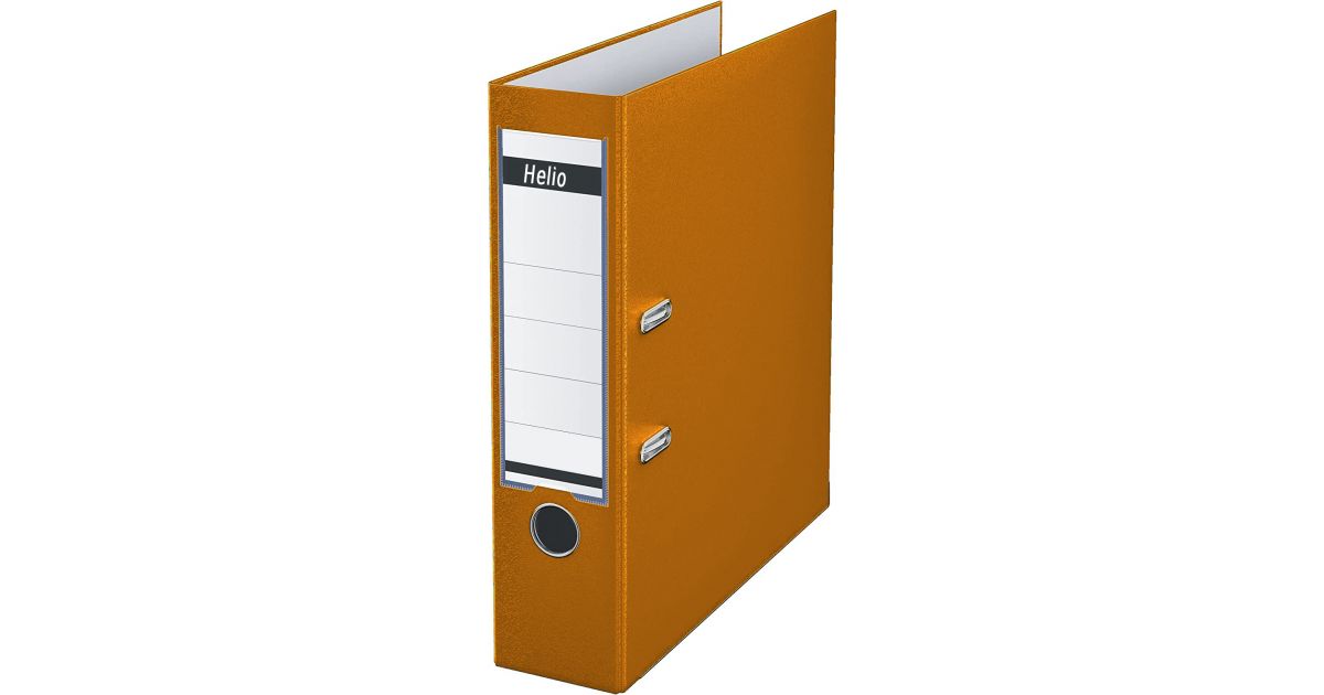 Lever Arch File 75mm Helio A4 - Orange · Stationery
