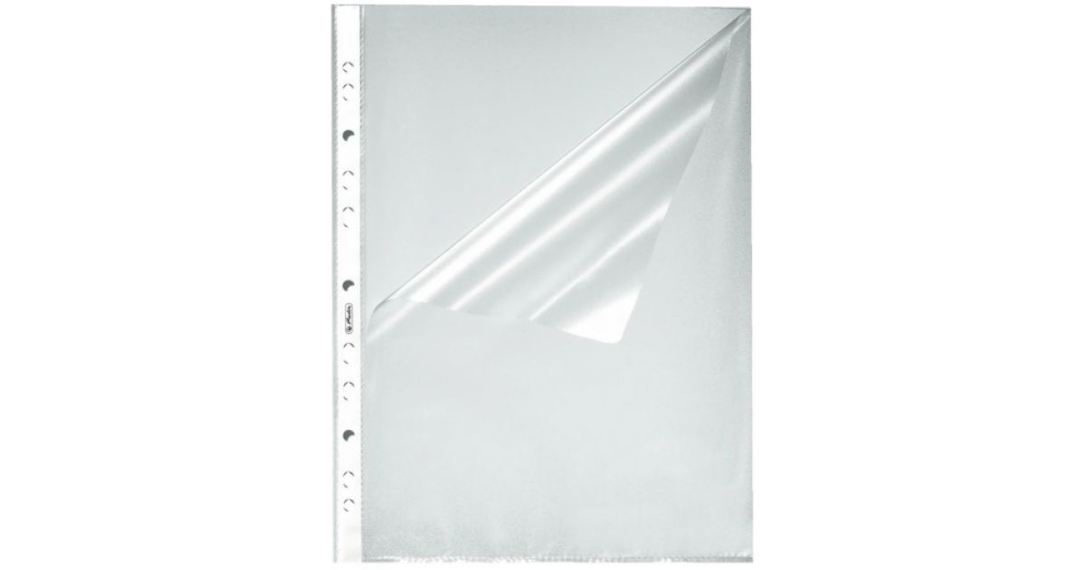 Sheet Protector 40 mcr Herlitz A4 100 Pieces · Stationery