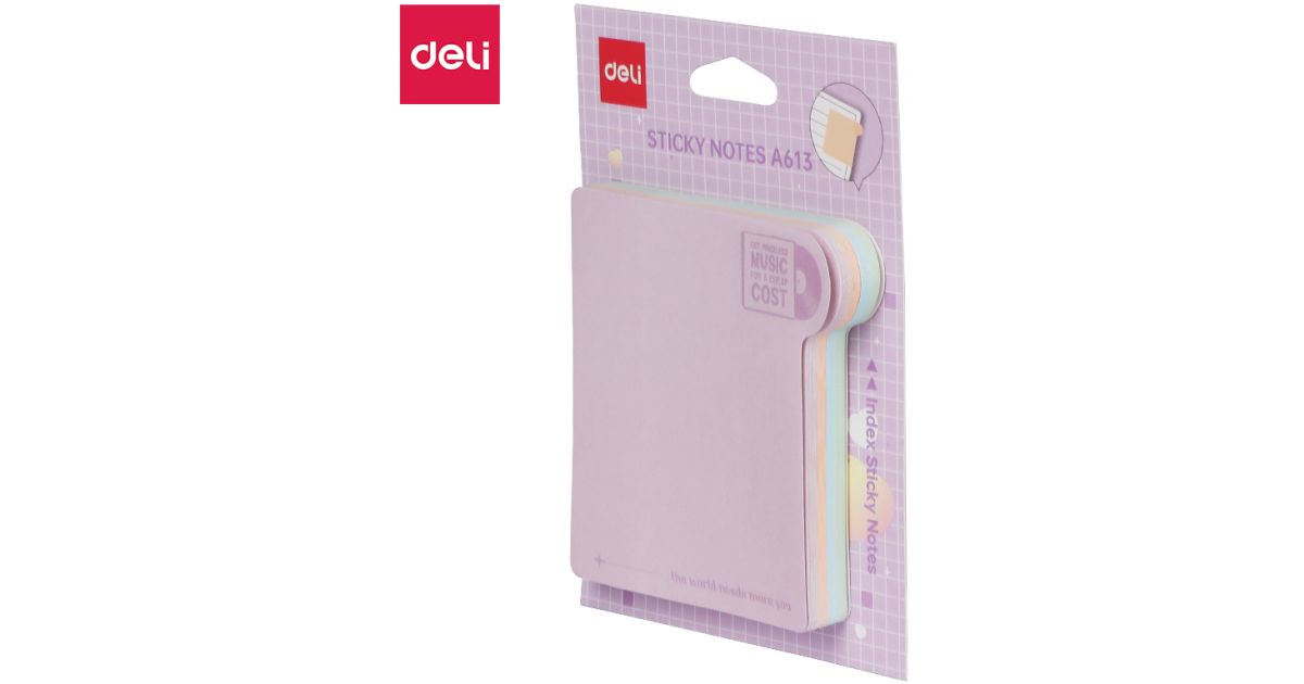 Sticky Notes Deli 76x76mm 80 Sheets · Stationery