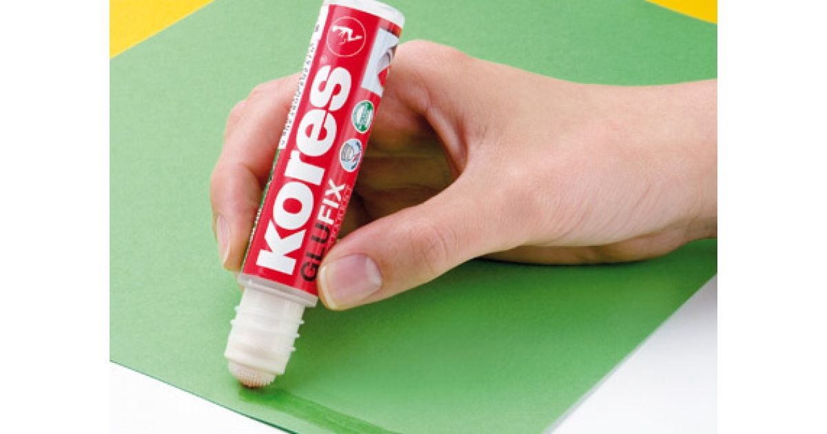 Transparent Liquid Glue Kores GLUFIX 50ml · Stationery