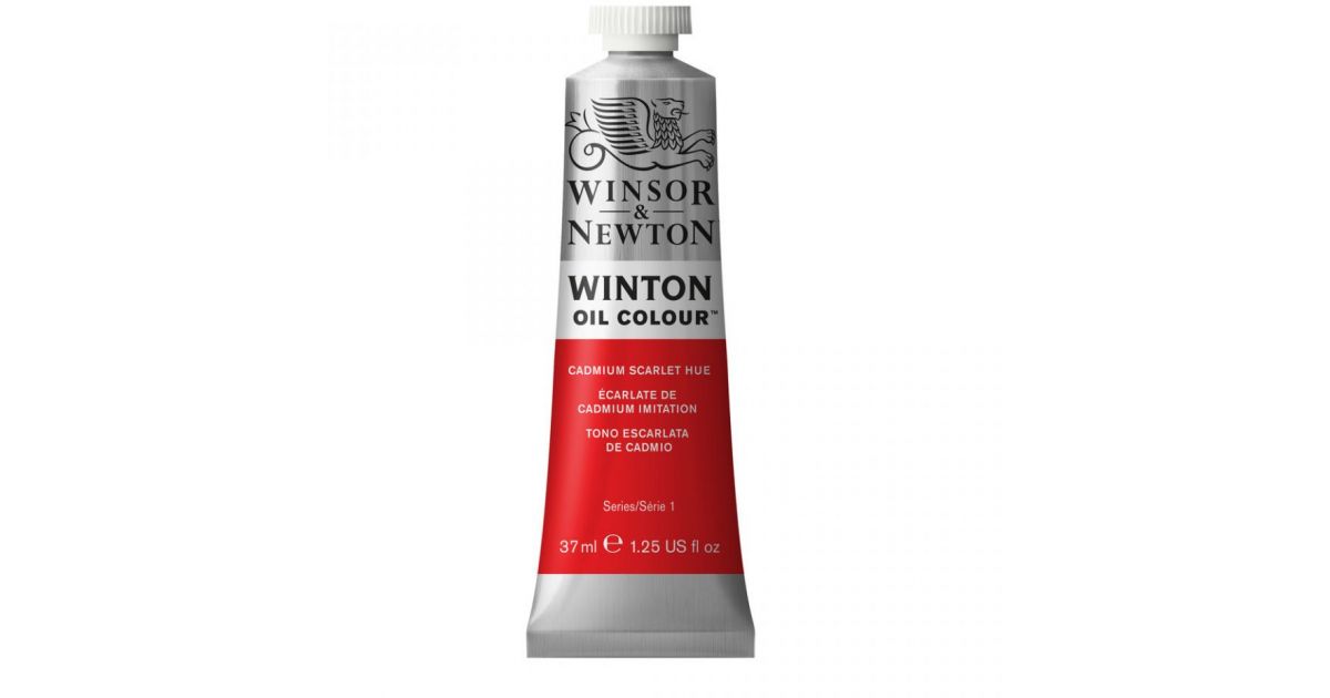WINTON ზეთის საღებავი CADMIUM SCARLET HUE Winsor & Newton 37მლ ...